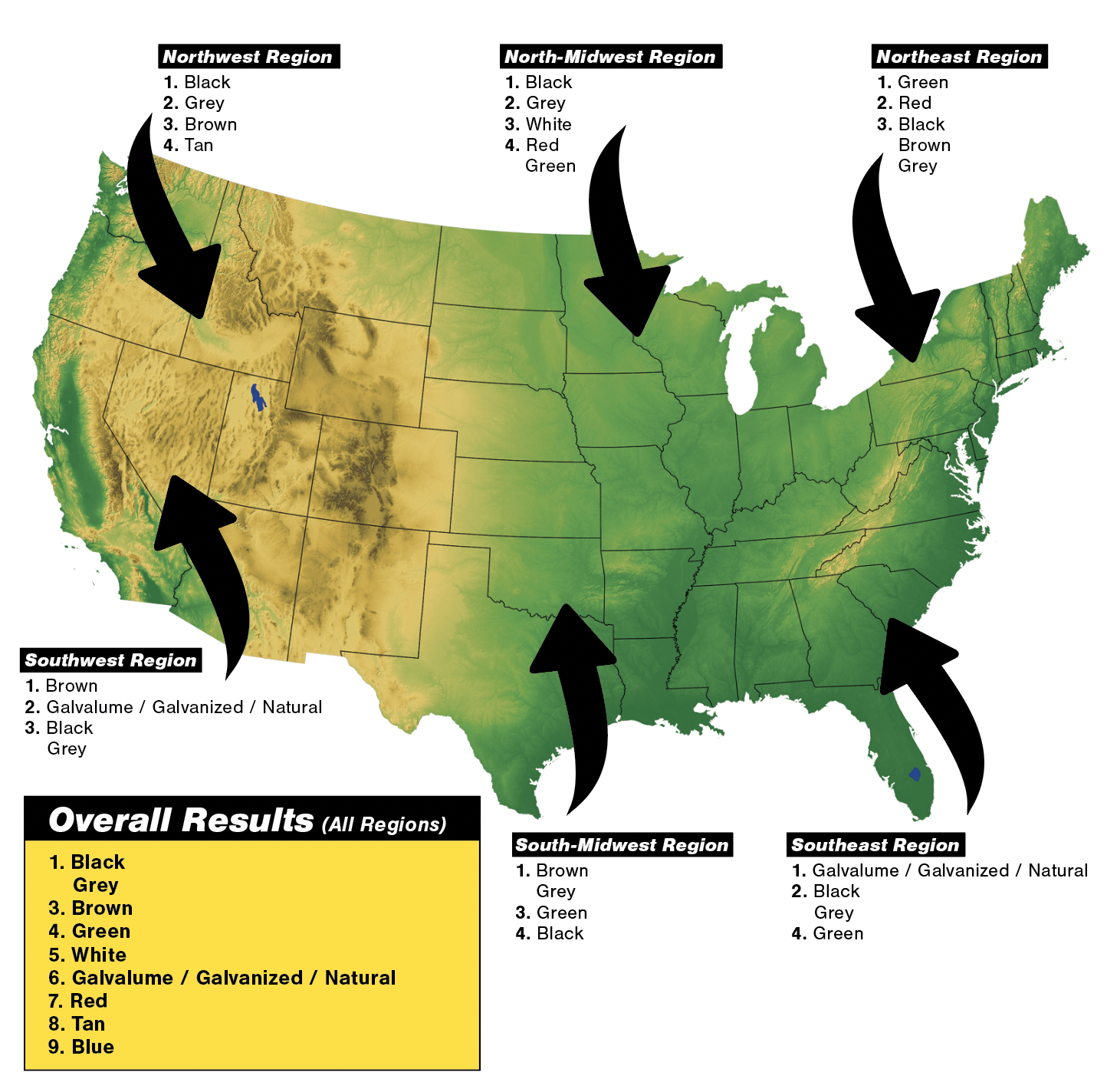 Regional Color Trends | Metal Roofing Magazine
