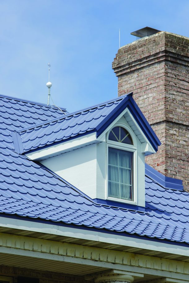 Residential Re-roof: Homeowner Elated with Stamped Metal Shakes in ...